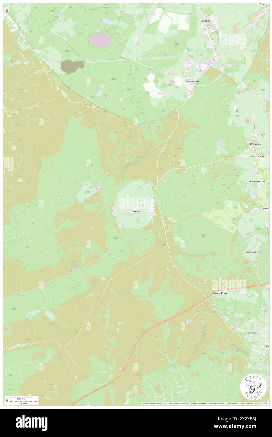 Fritham, Hampshire, GB, United Kingdom, England, N 50 55' 34'', S 1 39 ...