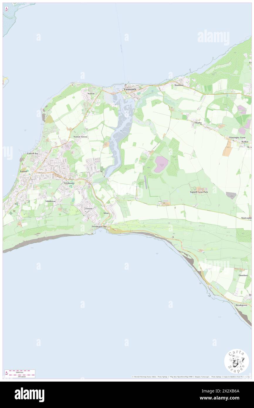 Freshwater, Isle of Wight, GB, United Kingdom, England, N 50 41' 1'', S ...