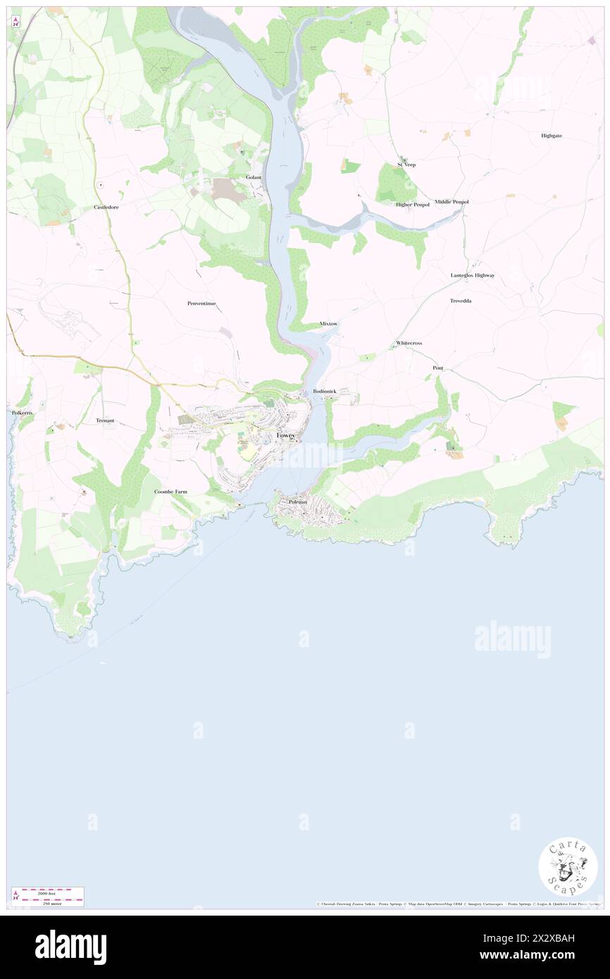 Fowey Harbour, , GB, United Kingdom, England, N 50 19' 59'', S 4 37' 59 ...