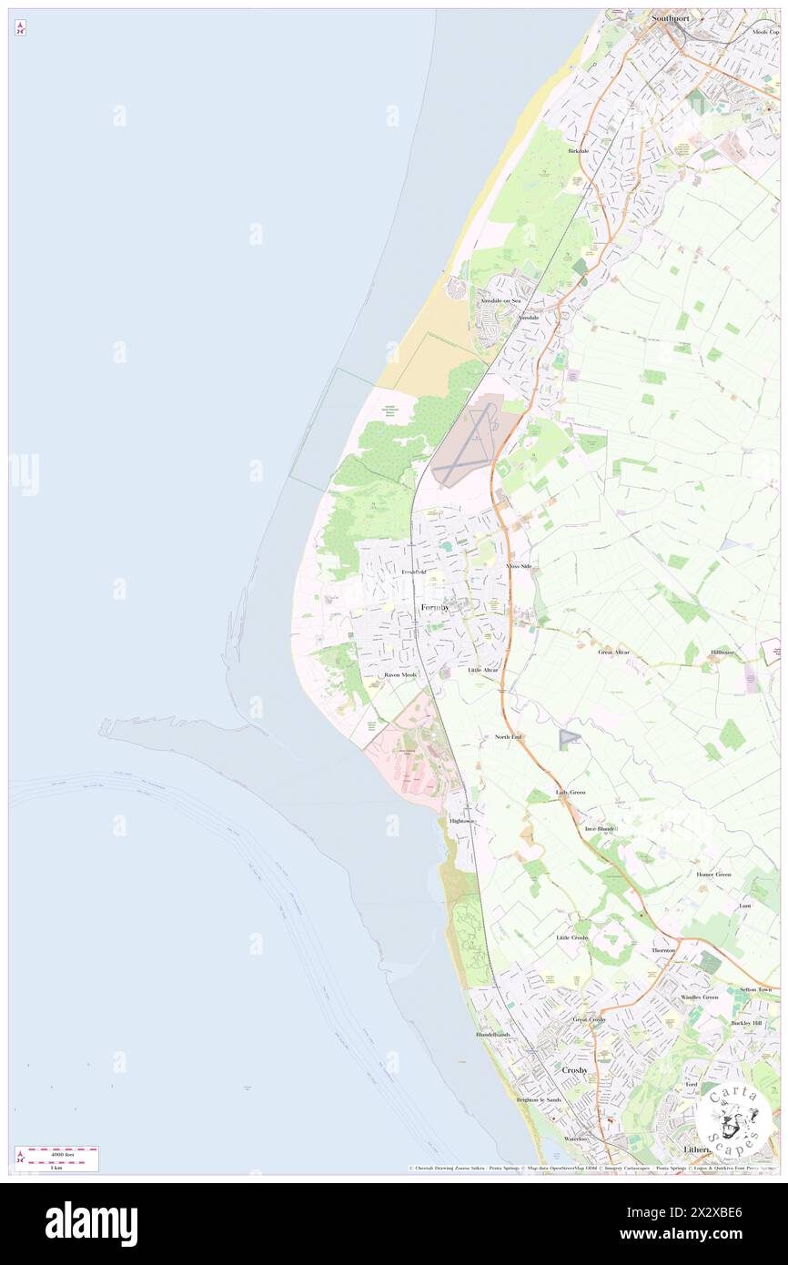 Formby map hi-res stock photography and images - Alamy