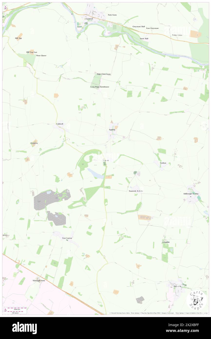 Forcett, North Yorkshire, GB, United Kingdom, England, N 54 30' 24'', S ...
