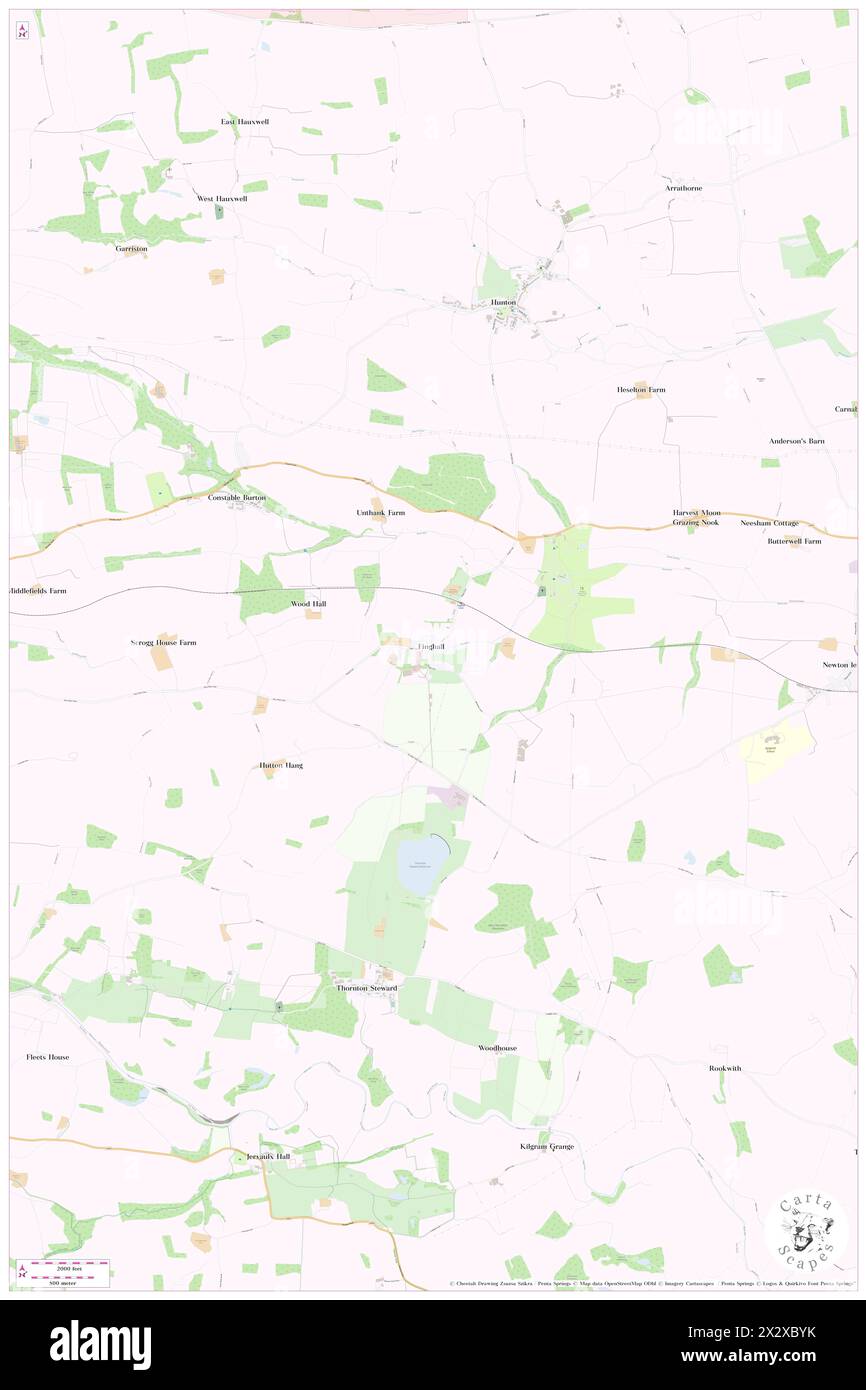 Finghall, North Yorkshire, GB, United Kingdom, England, N 54 18' 9'', S ...