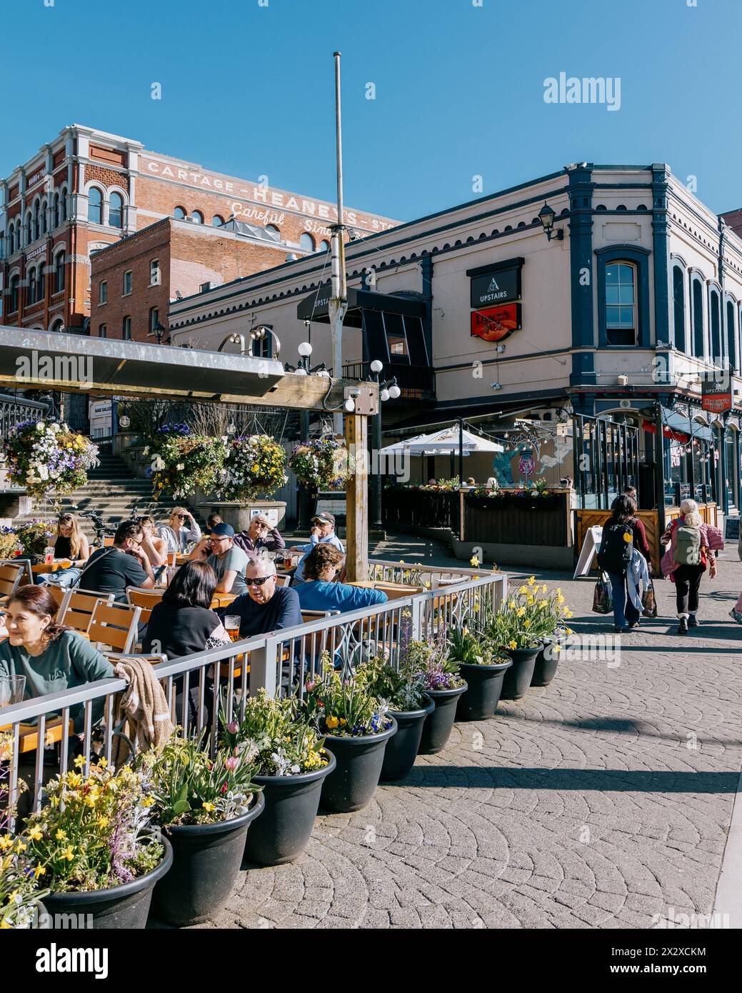 British columbia canada vancouver island victoria hi-res stock ...
