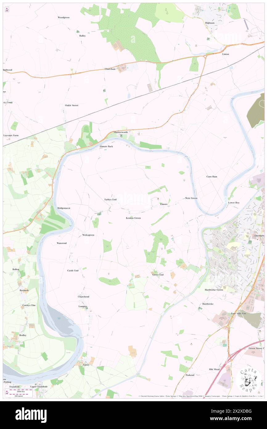 Map of elmore hi-res stock photography and images - Alamy