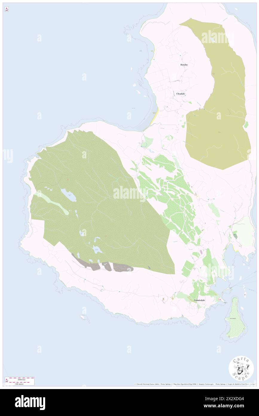 Map of eigg hi-res stock photography and images - Alamy