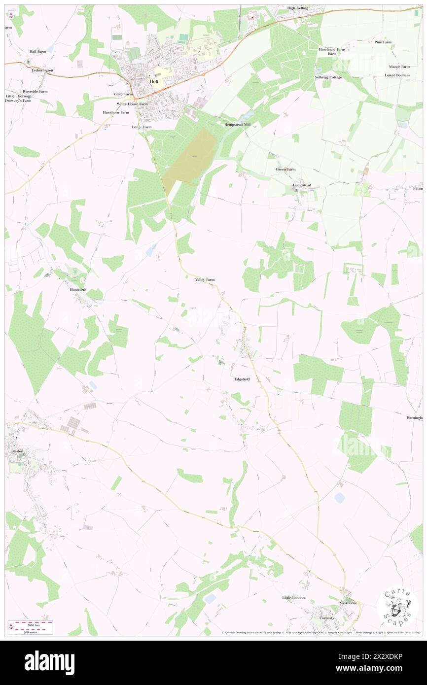 Map of edgefield hi-res stock photography and images - Alamy