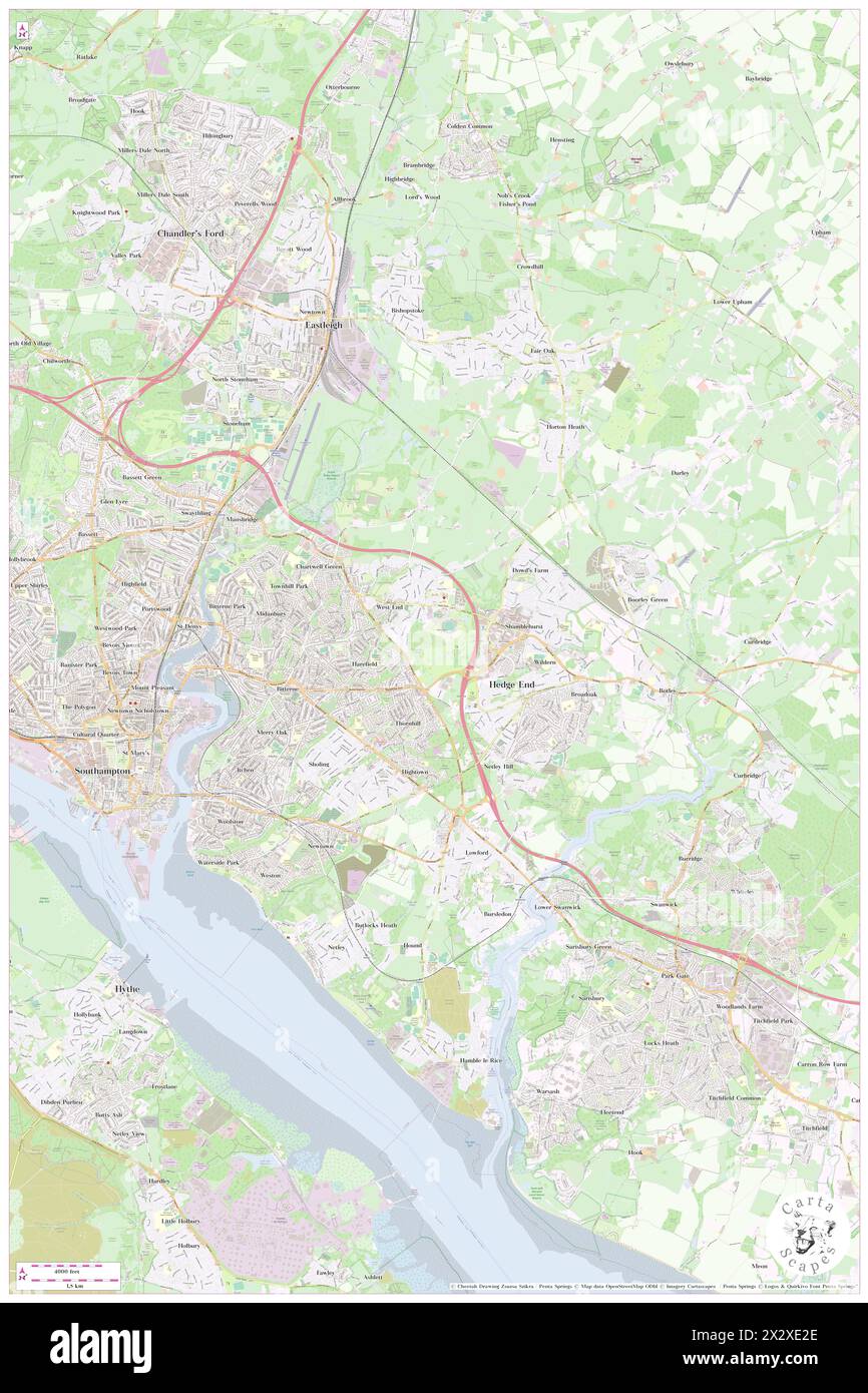 Eastleigh, Hampshire, GB, United Kingdom, England, N 50 58' 0'', S 1 21 ...