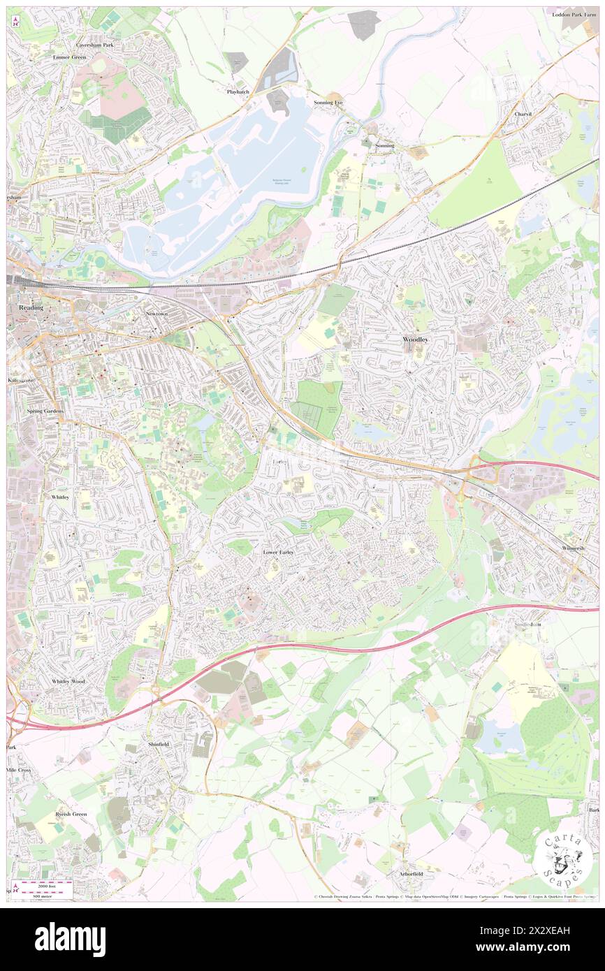 Earley, Wokingham, GB, United Kingdom, England, N 51 26' 27'', S 0 55 ...