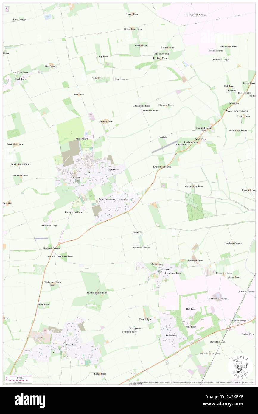 Dunholme, Lincolnshire, GB, United Kingdom, England, N 53 18' 7'', S 0 ...