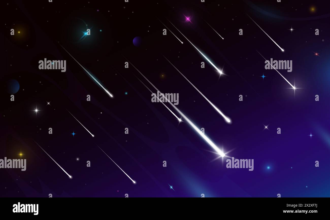 Trails of stars Stock Vector Images - Alamy