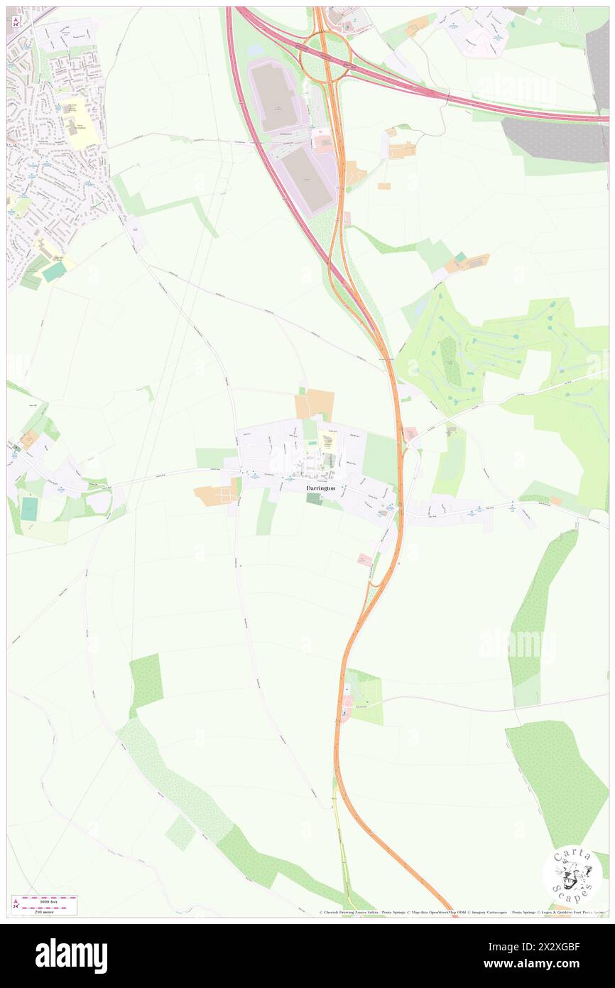 Darrington map hi-res stock photography and images - Alamy