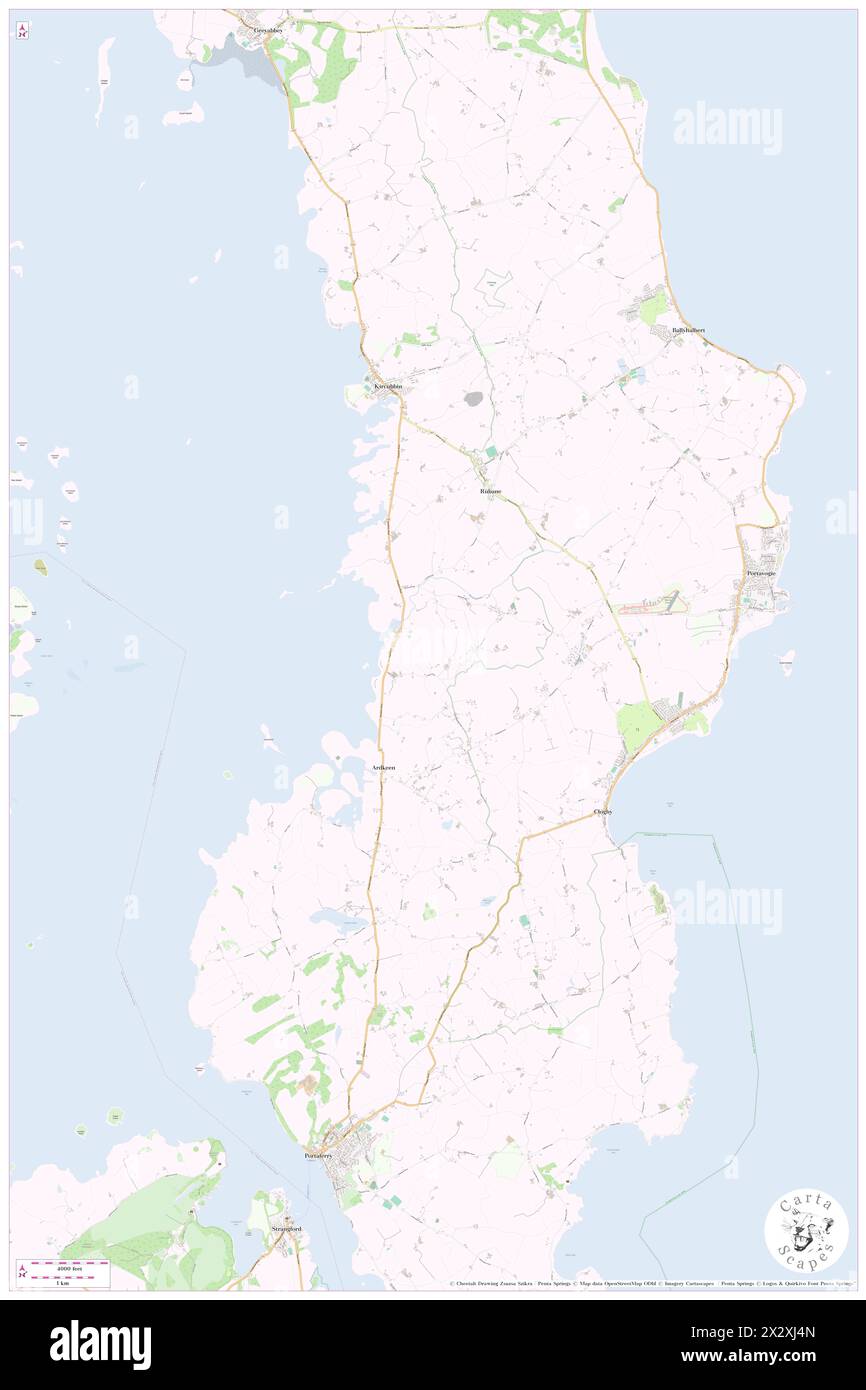 Cookstown map hi-res stock photography and images - Alamy