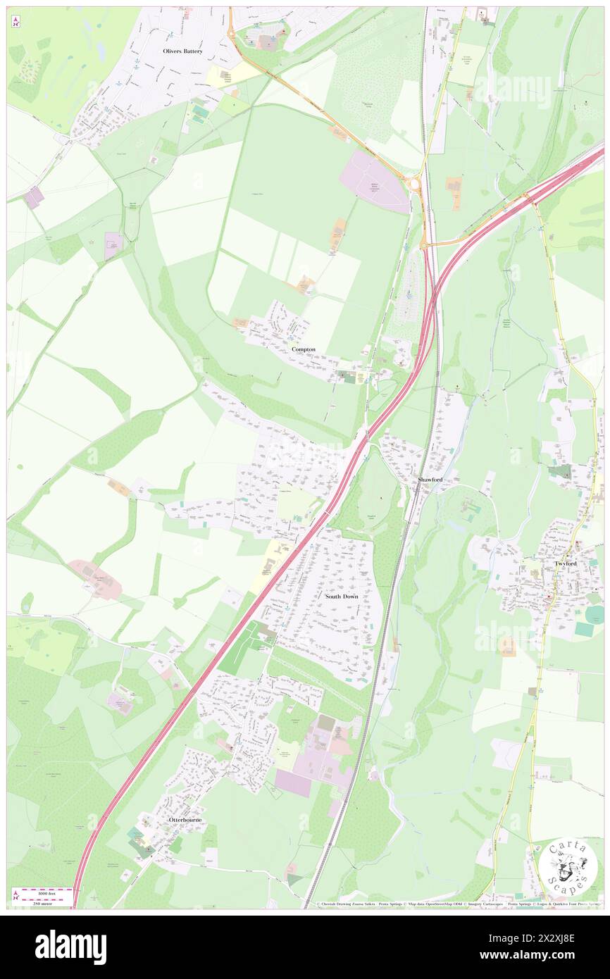 Compton, Hampshire, GB, United Kingdom, England, N 51 1' 25'', S 1 20 ...