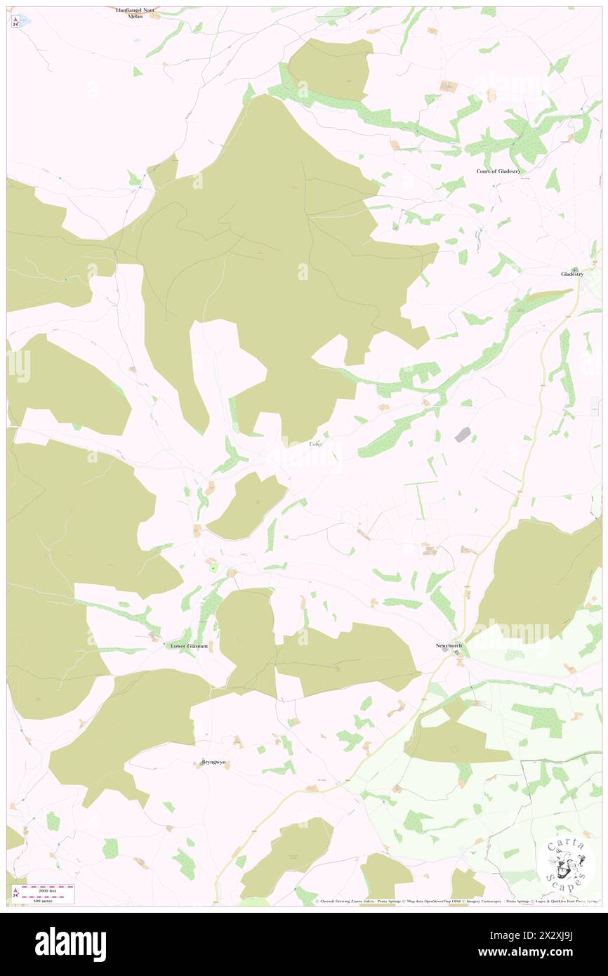 Colva, Sir Powys, GB, United Kingdom, Wales, N 52 10' 10'', S 3 10' 21 ...