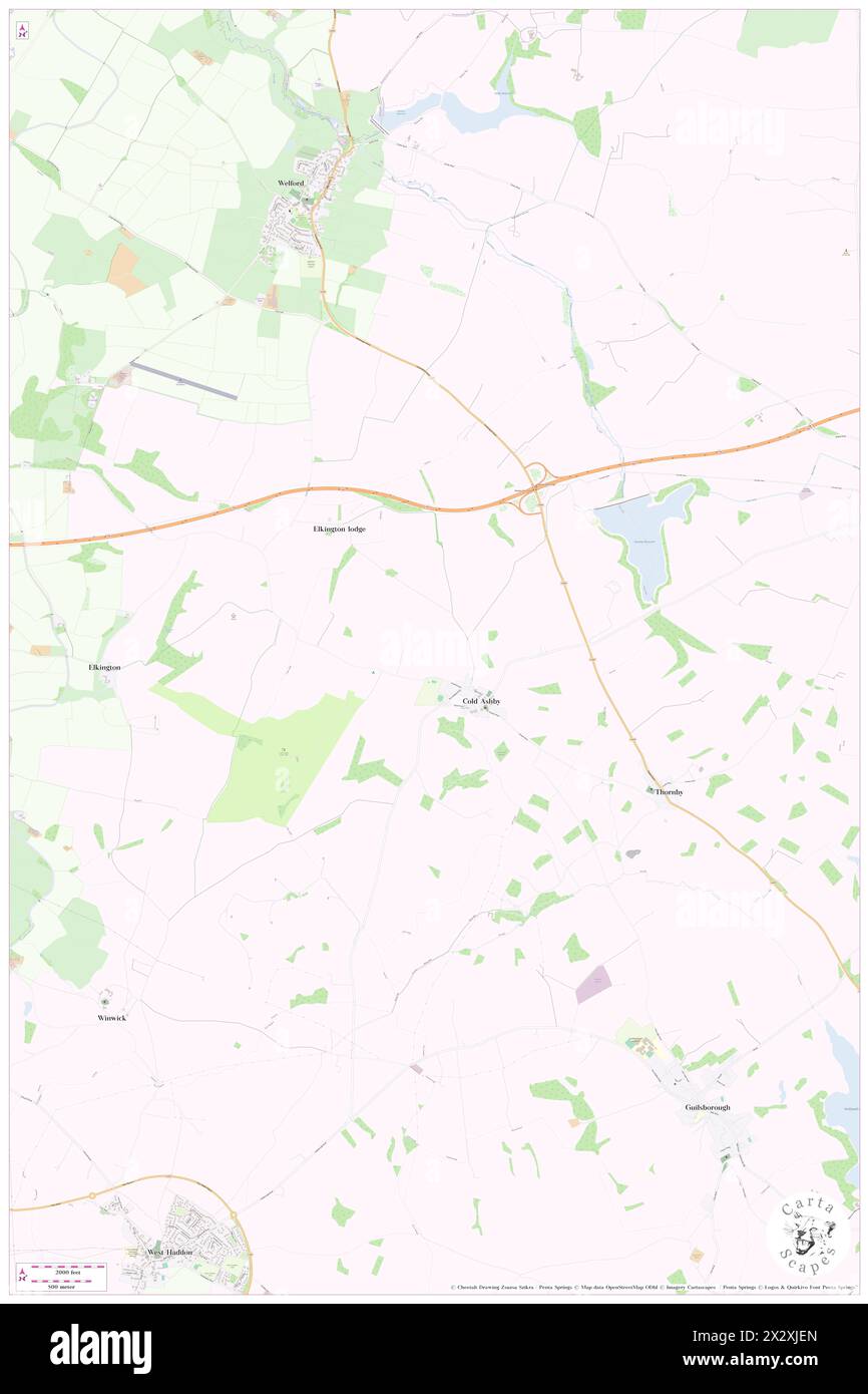 Cold Ashby, Northamptonshire, GB, United Kingdom, England, N 52 22' 52 ...