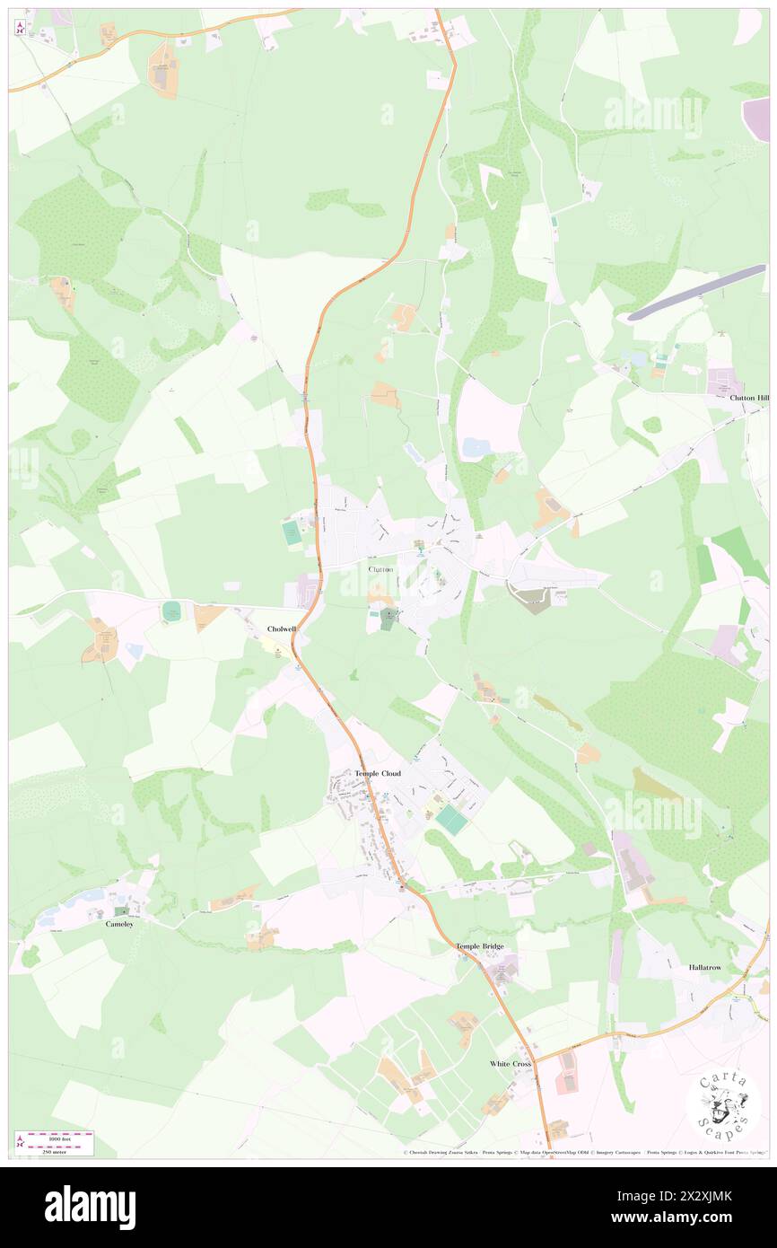 Clutton map hi-res stock photography and images - Alamy