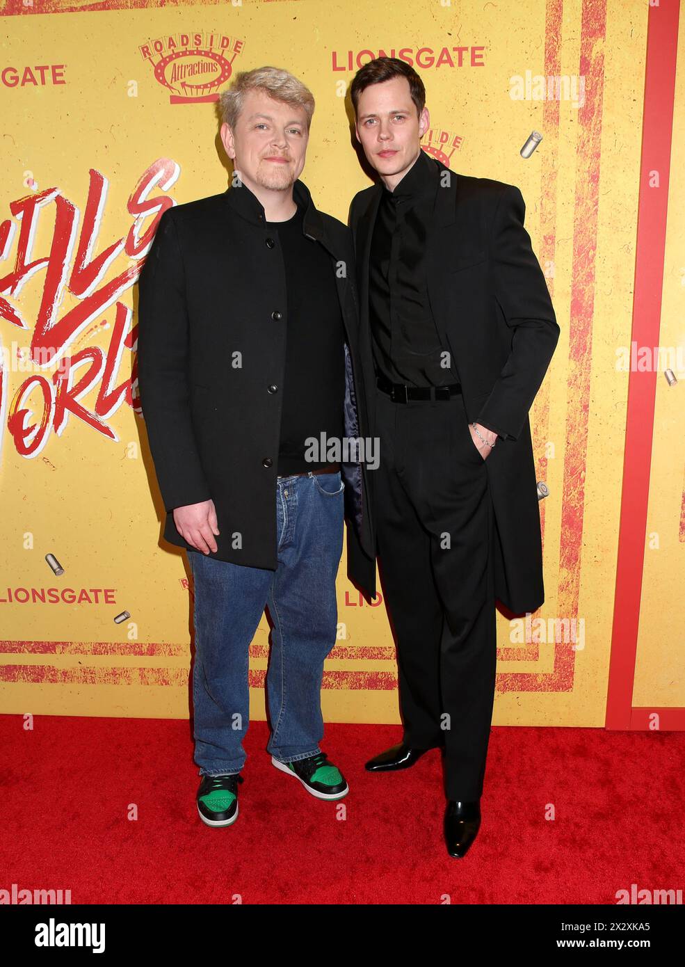 New York City, USA. 23rd Apr, 2024. Moritz Mohr and Bill Skarsgard ...