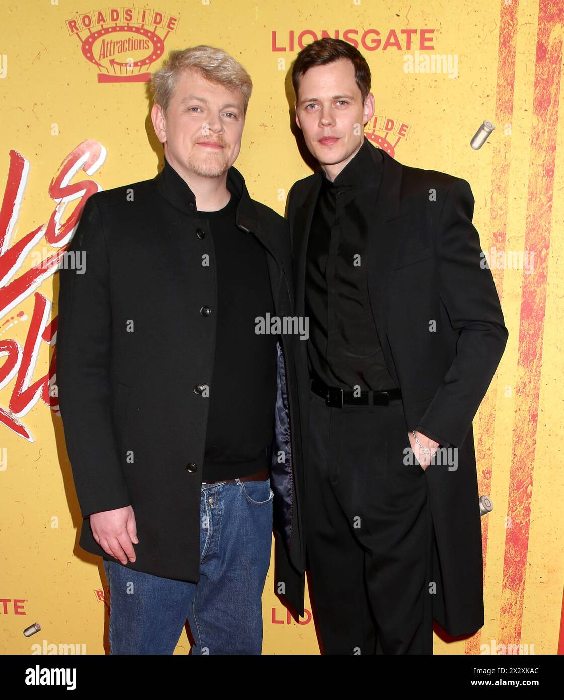 New York City, USA. 23rd Apr, 2024. Moritz Mohr and Bill Skarsgard ...