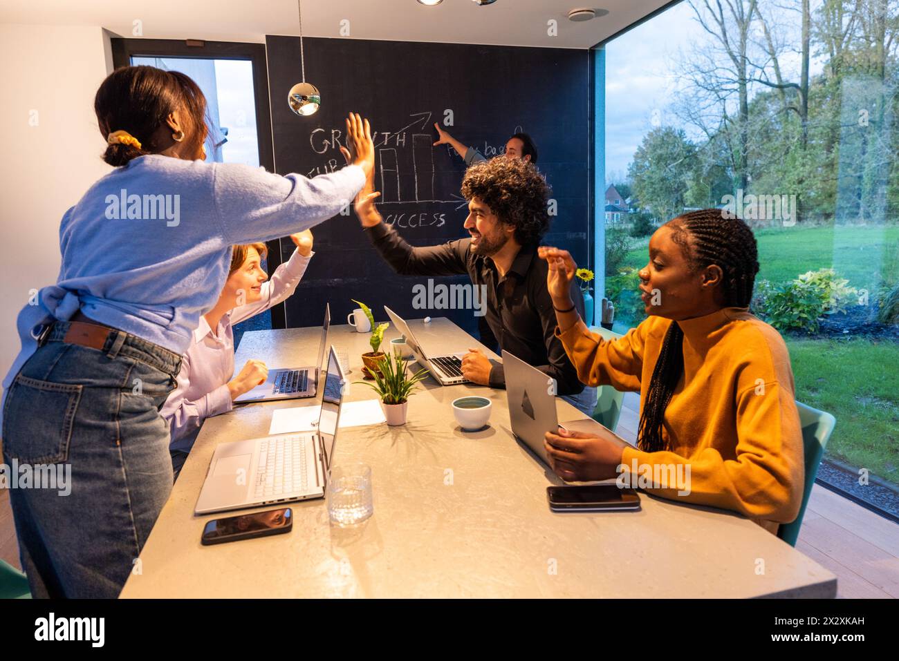 Celebratory work culture hi-res stock photography and images - Alamy