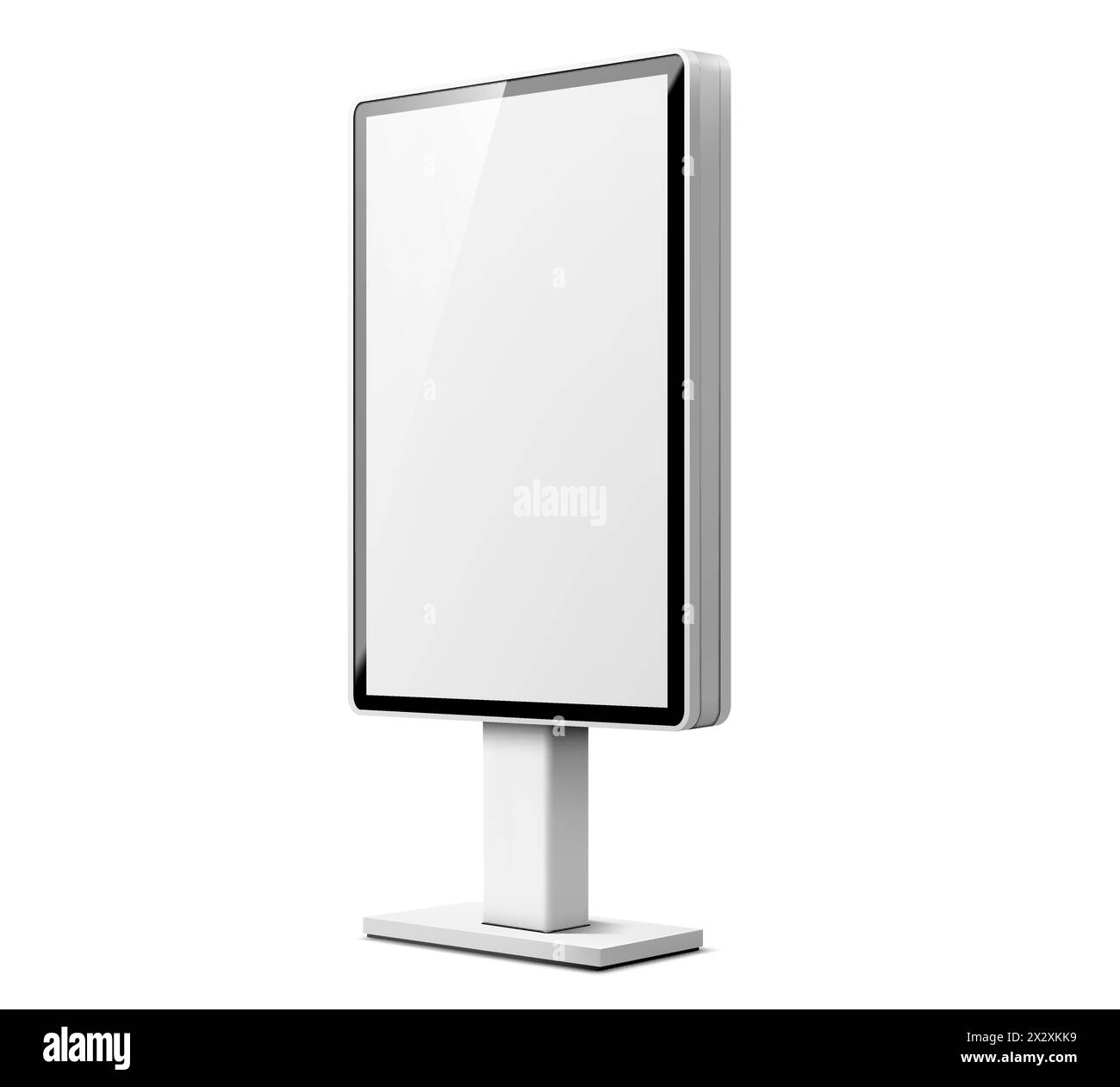 3d display billboard, isolated 3d vector large outdoor advertising ...