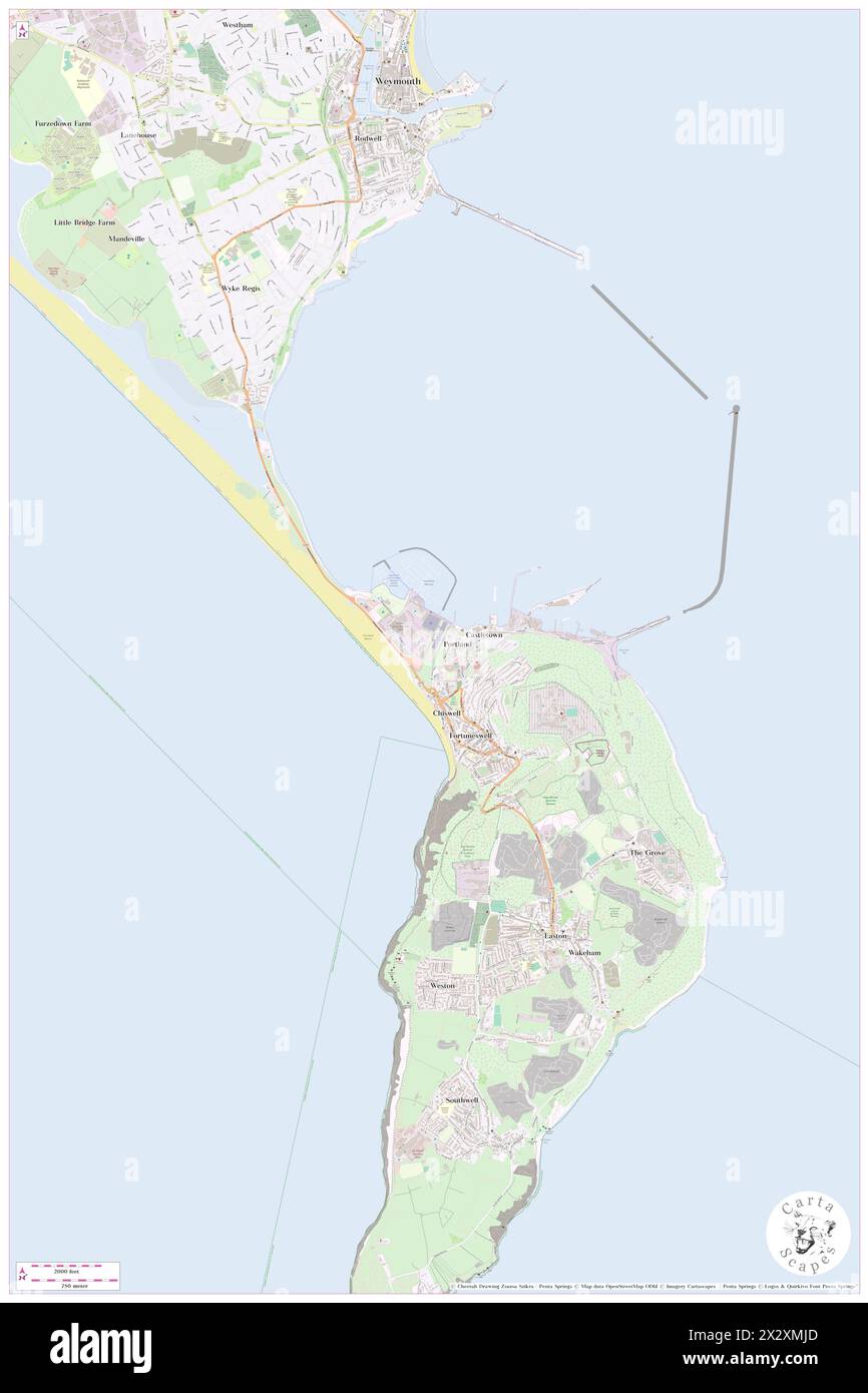 Map of castletown Cut Out Stock Images & Pictures - Alamy