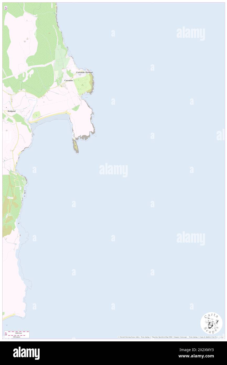 Map of carradale hi-res stock photography and images - Alamy