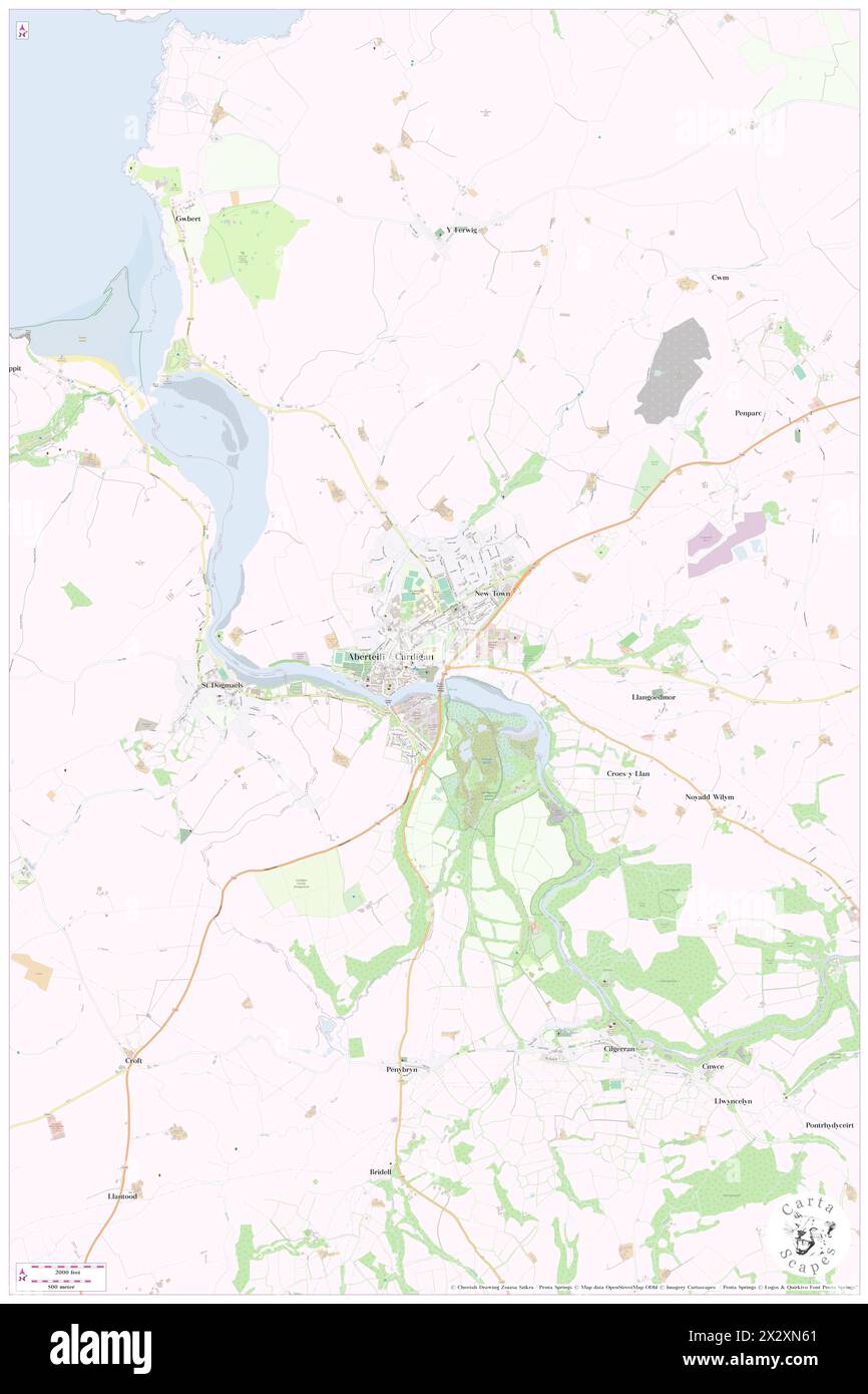 Cardigan, , GB, United Kingdom, Wales, N 52 7' 0'', S 4 42' 0'', map ...