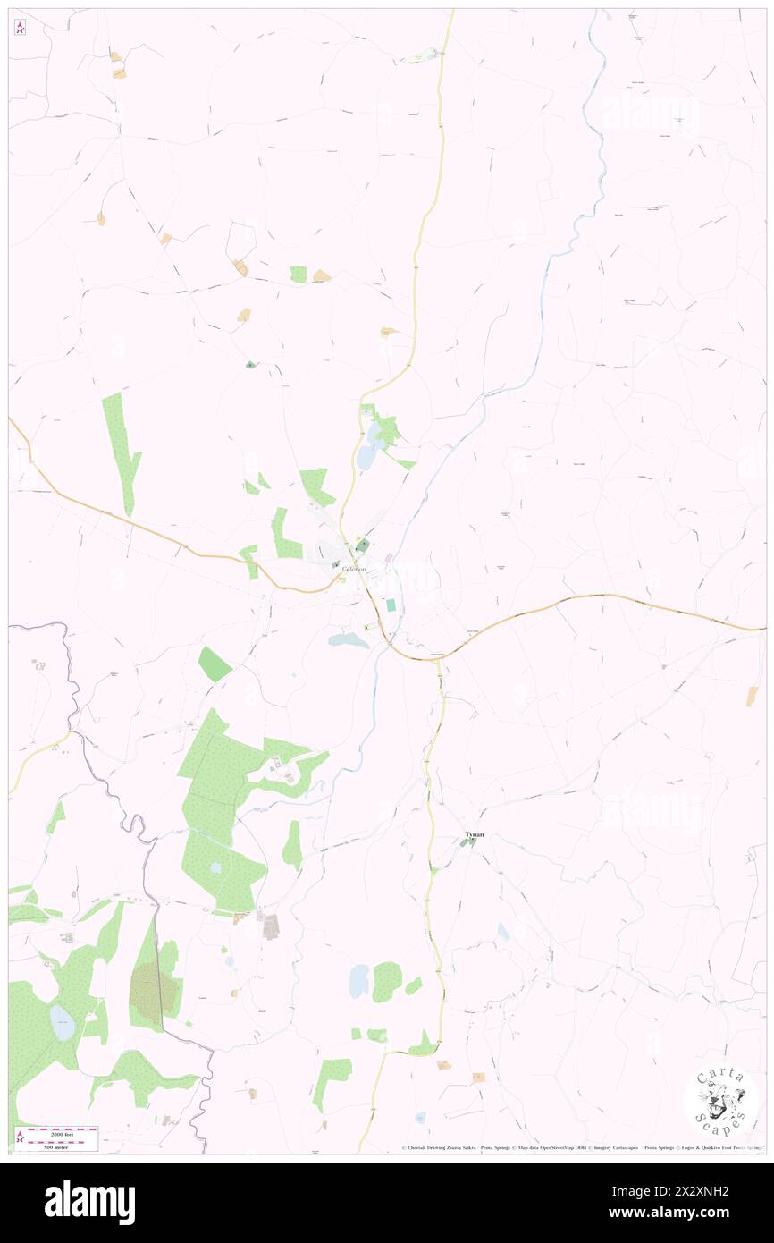 Caledon map hi-res stock photography and images - Alamy