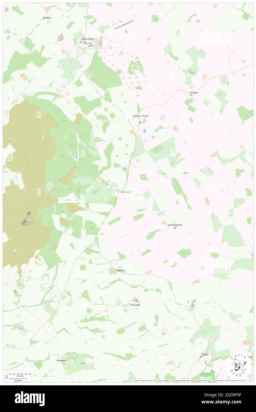 Burwarton, Shropshire, GB, United Kingdom, England, N 52 27' 44'', S 2 ...