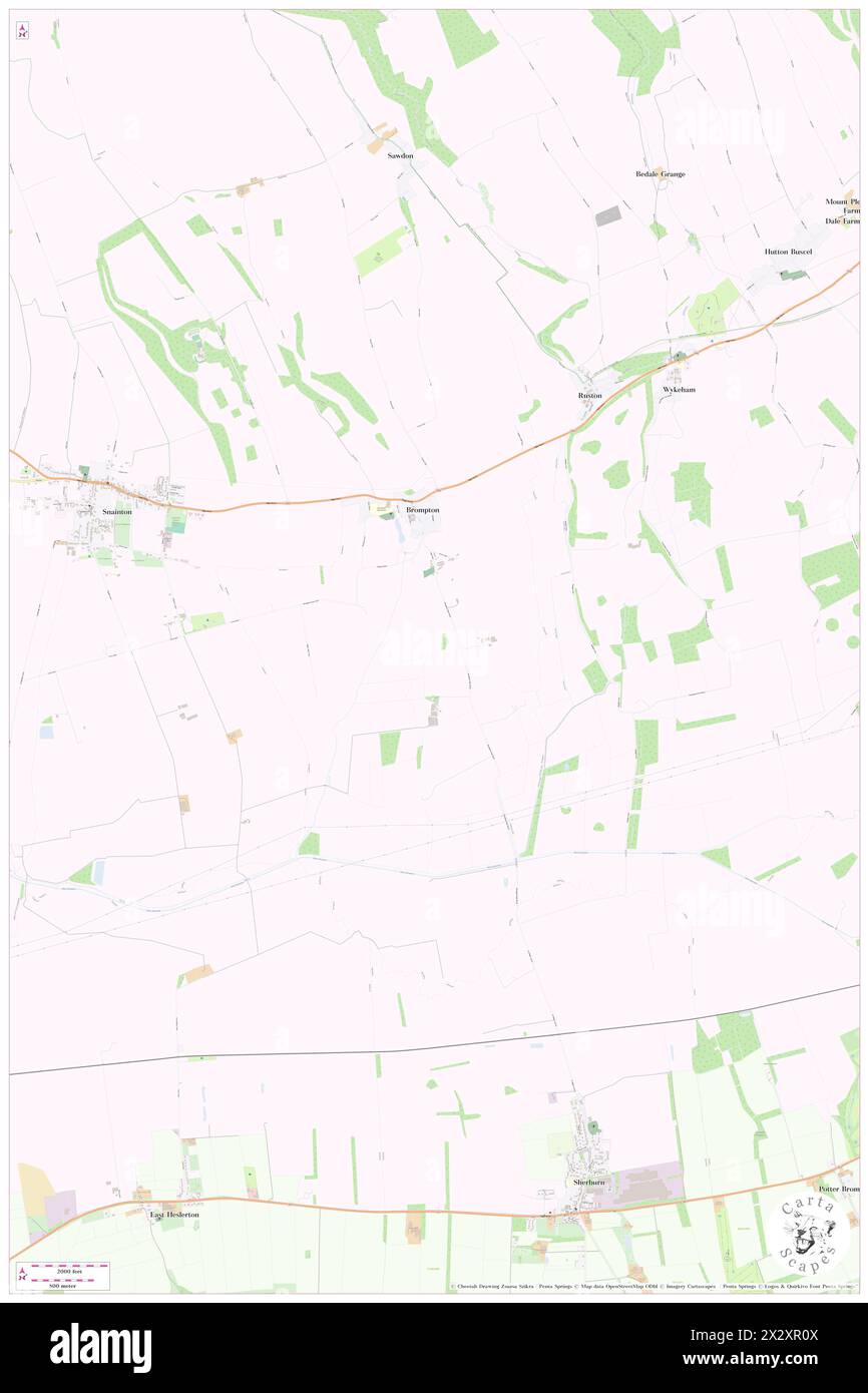 Brompton, North Yorkshire, GB, United Kingdom, England, N 54 13' 0'', S ...