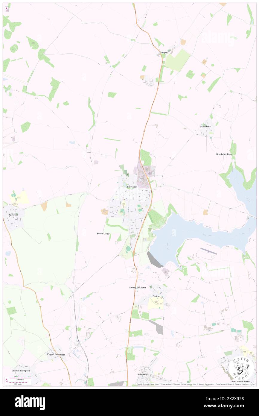 Brixworth map hi-res stock photography and images - Alamy