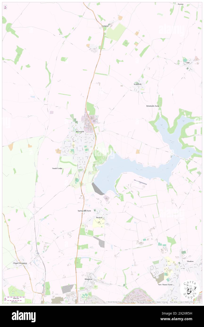 Brixworth map hi-res stock photography and images - Alamy