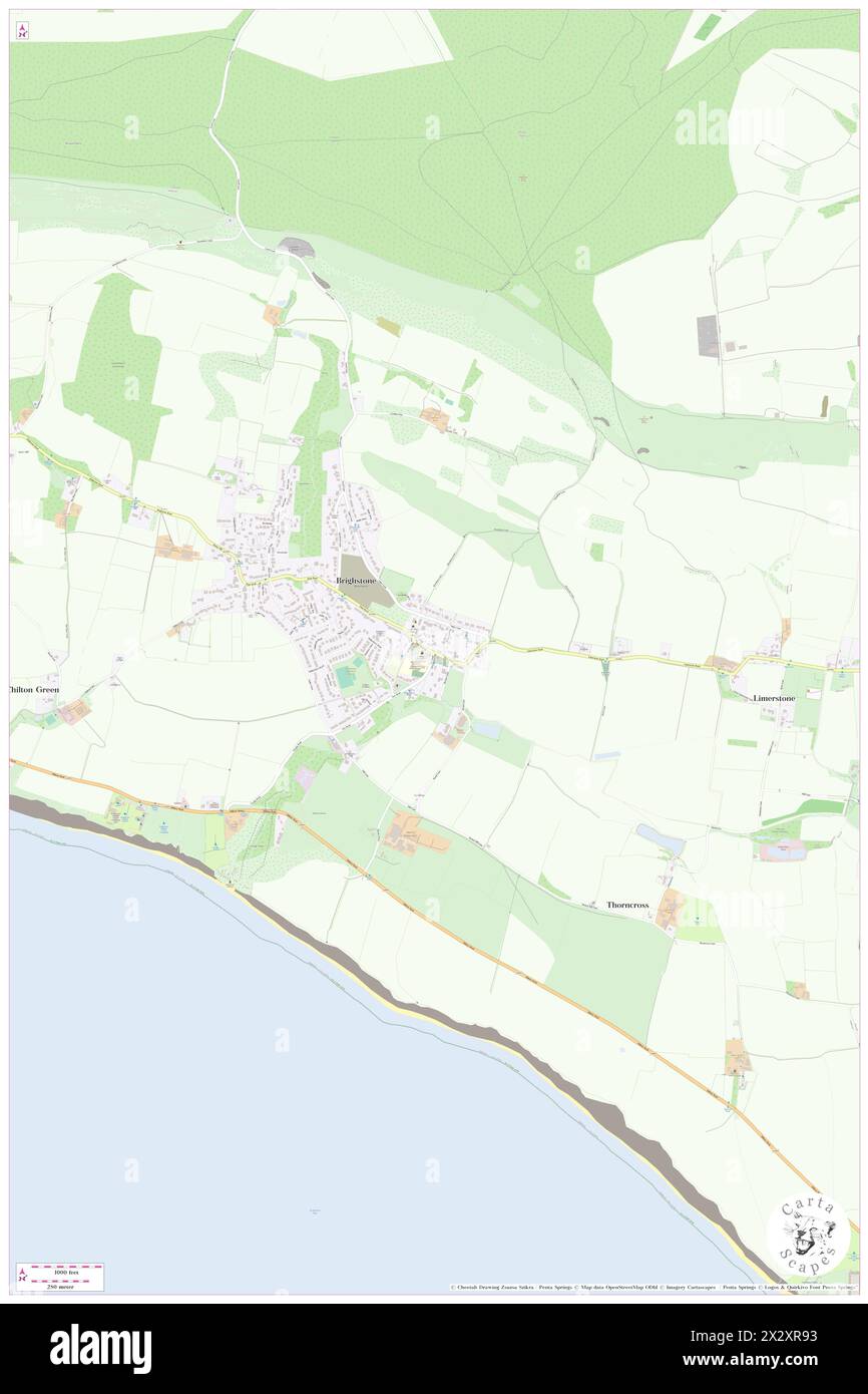 Map of brighstone hi-res stock photography and images - Alamy