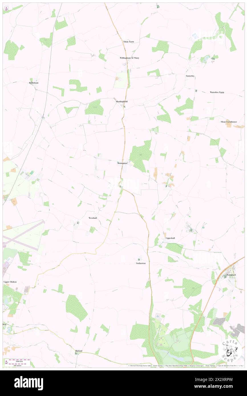 Brampton map hi-res stock photography and images - Alamy