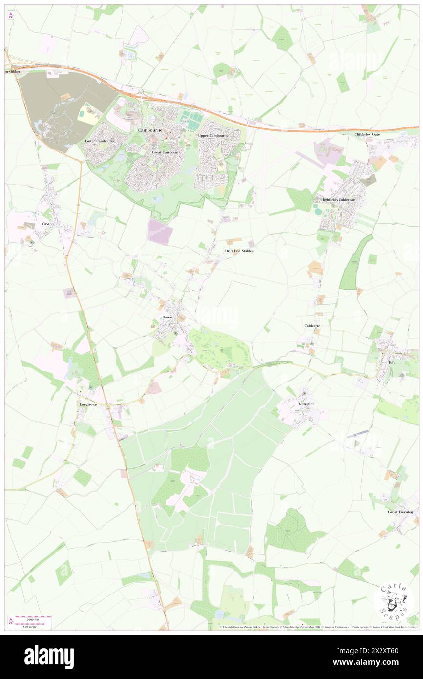 Bourn, Cambridgeshire, GB, United Kingdom, England, N 52 11' 32'', S 0 ...