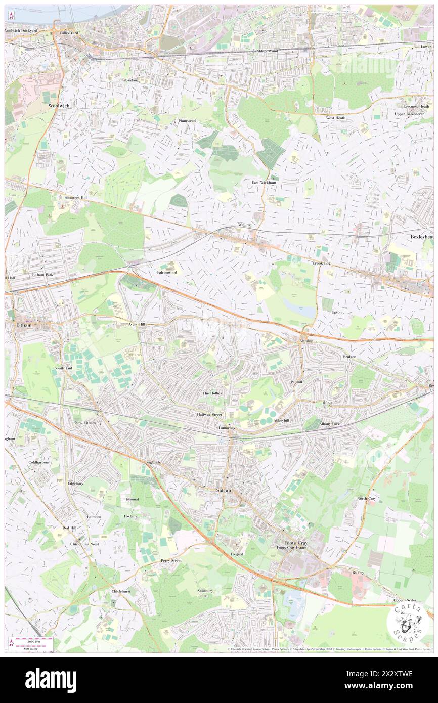 Blackfen, , GB, United Kingdom, England, N 51 27' 0'', N 0 6' 0'', map ...