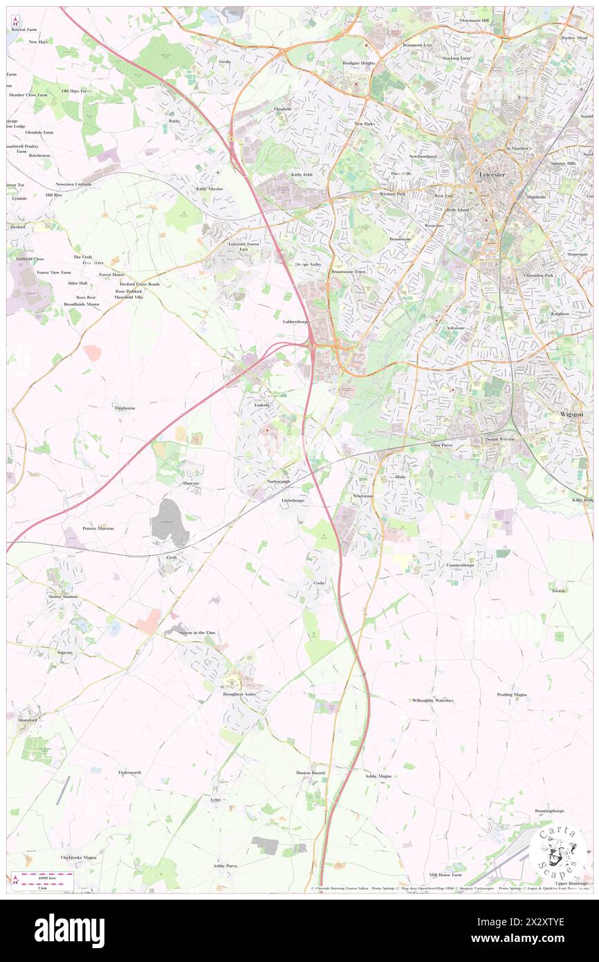 Blaby, Leicestershire, GB, United Kingdom, England, N 52 34' 43'', S 1 ...