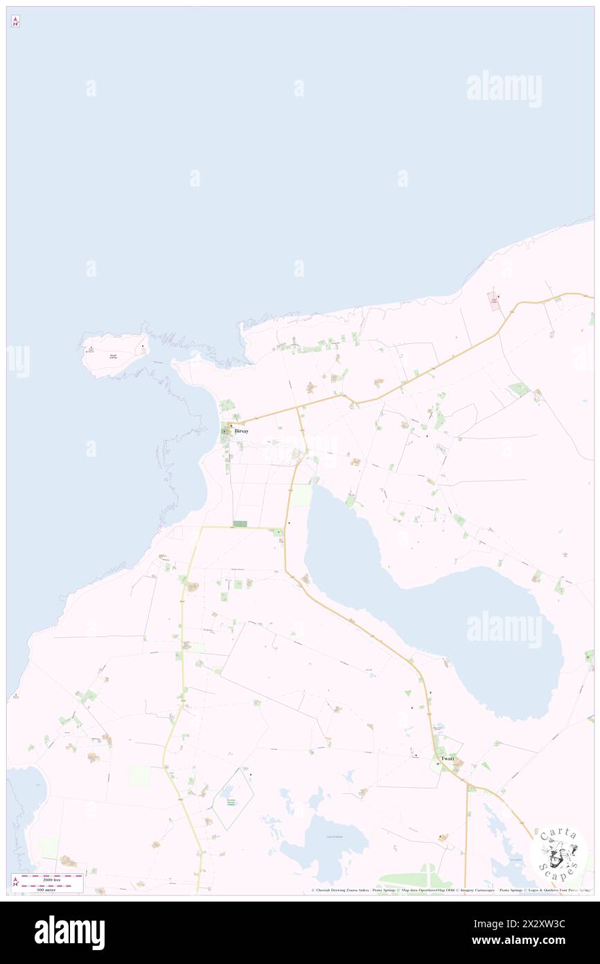 Map of birsay hi-res stock photography and images - Alamy