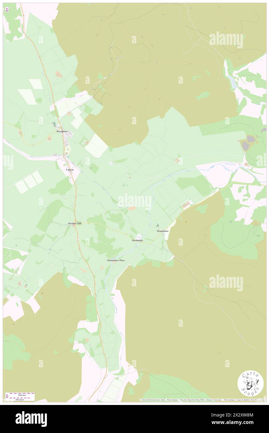 Biggar map hi-res stock photography and images - Alamy