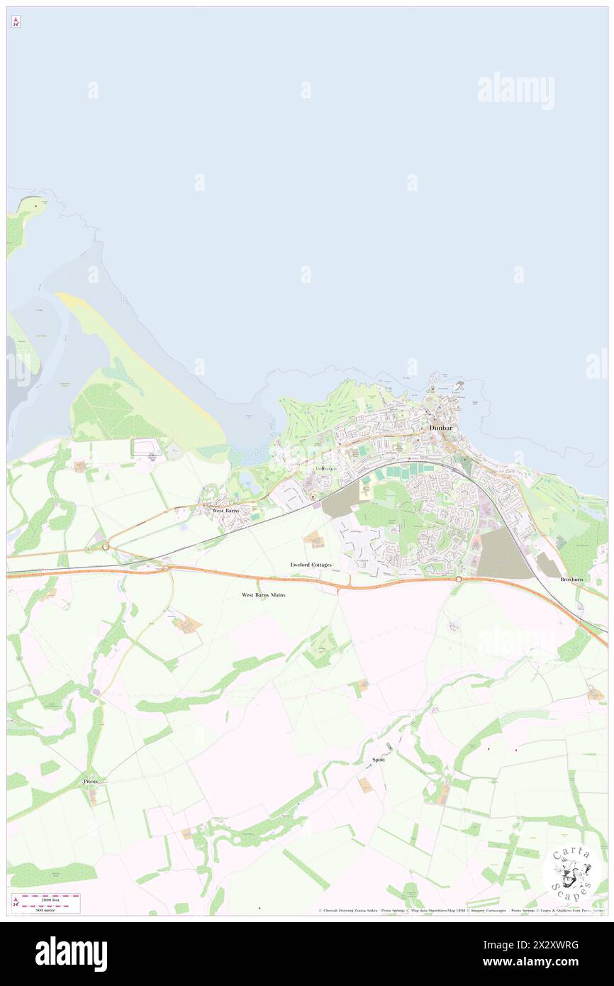 Belhaven map hi-res stock photography and images - Alamy