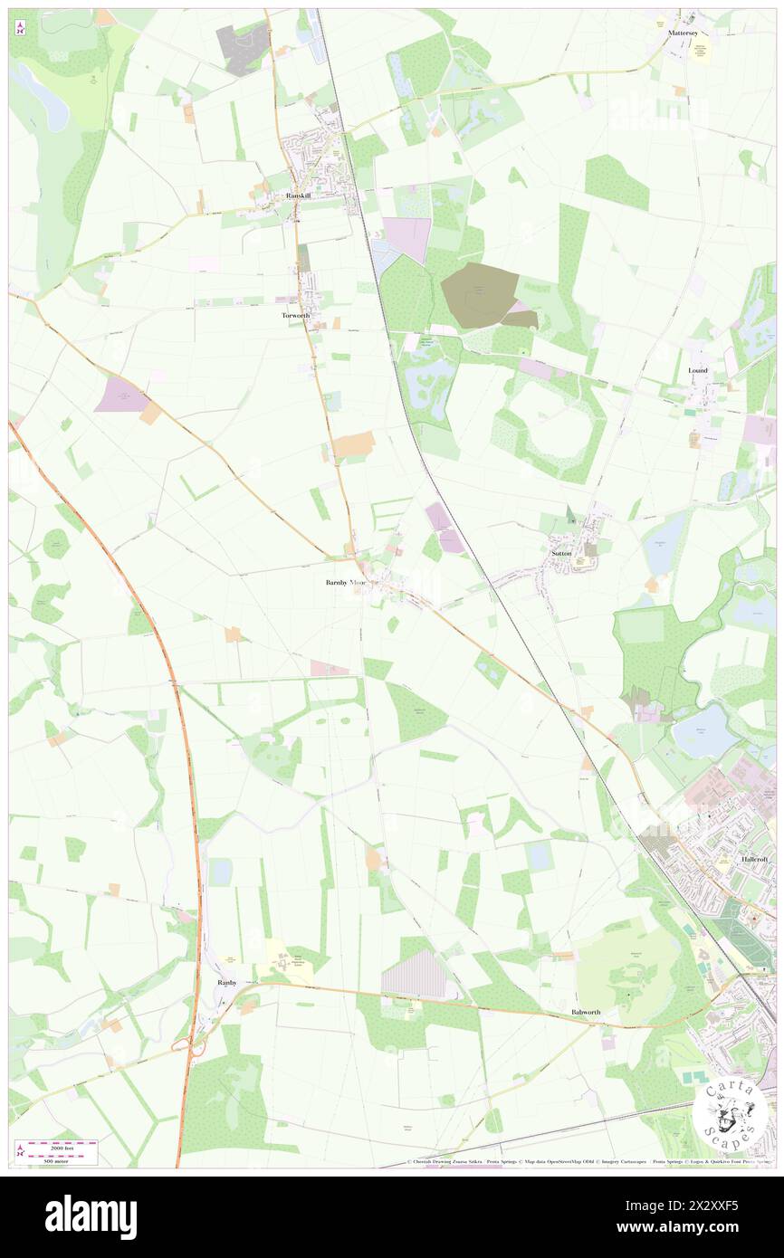 Barnby Moor, Nottinghamshire, GB, United Kingdom, England, N 53 21' 7 ...