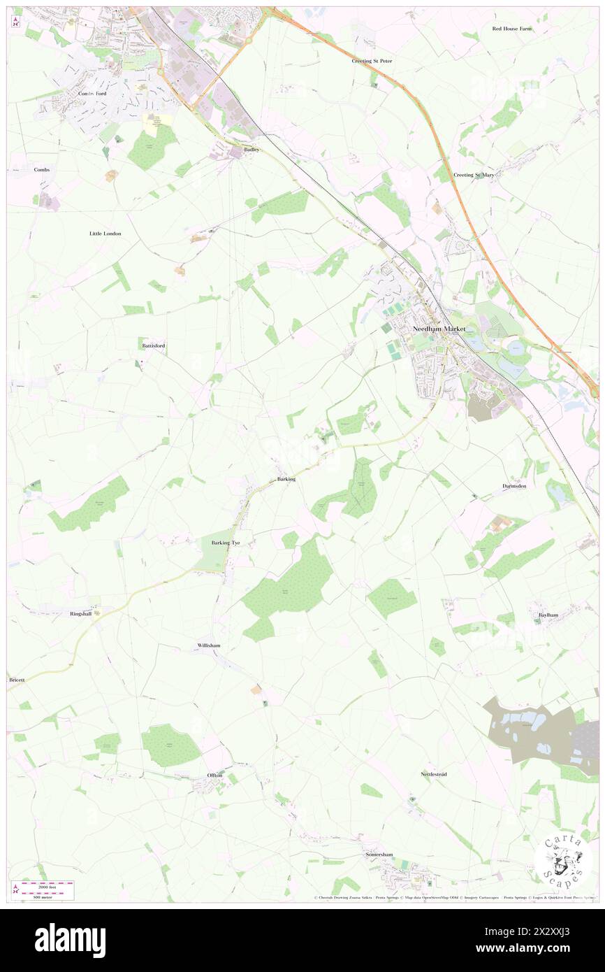 Map of barking hi-res stock photography and images - Alamy