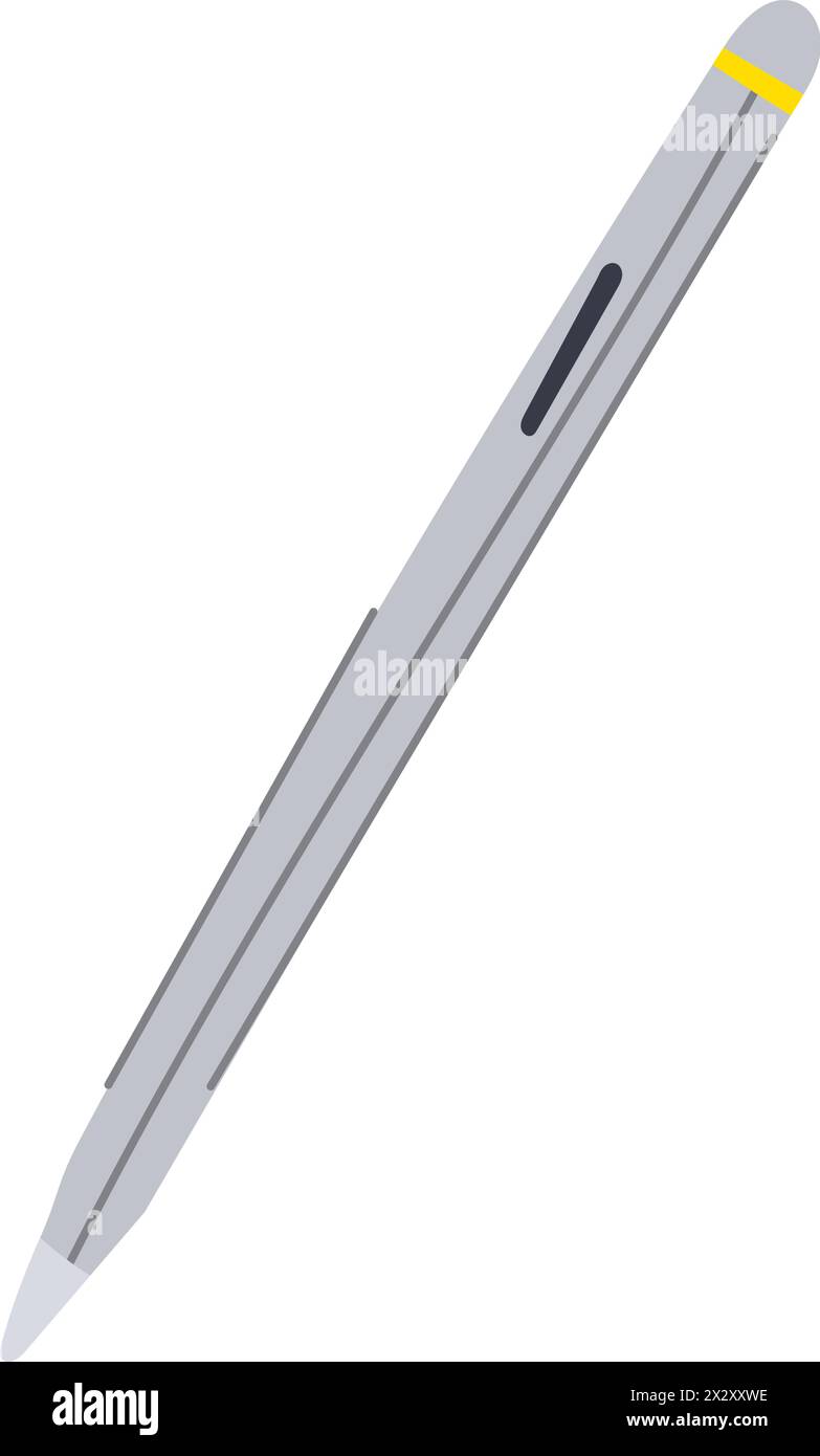 technology digital pen cartoon vector illustration Stock Vector Image ...