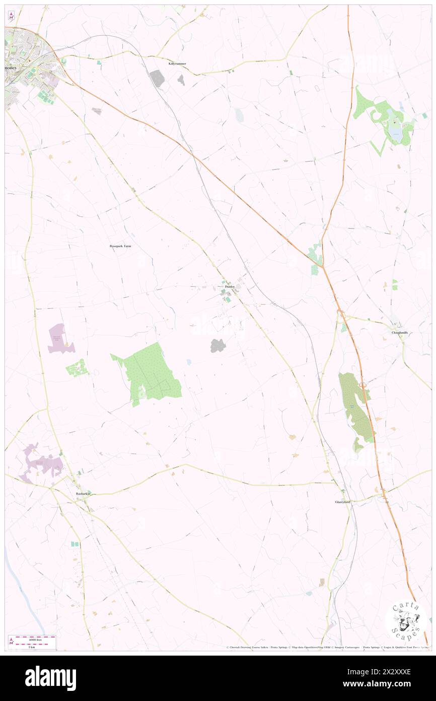 Ballymoney map hi-res stock photography and images - Alamy