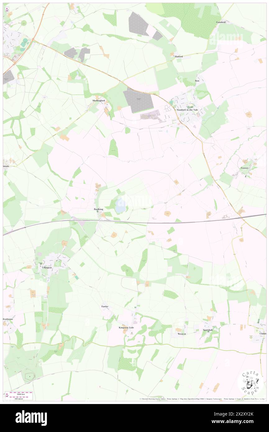 Baulking, Oxfordshire, GB, United Kingdom, England, N 51 36' 46'', S 1 ...