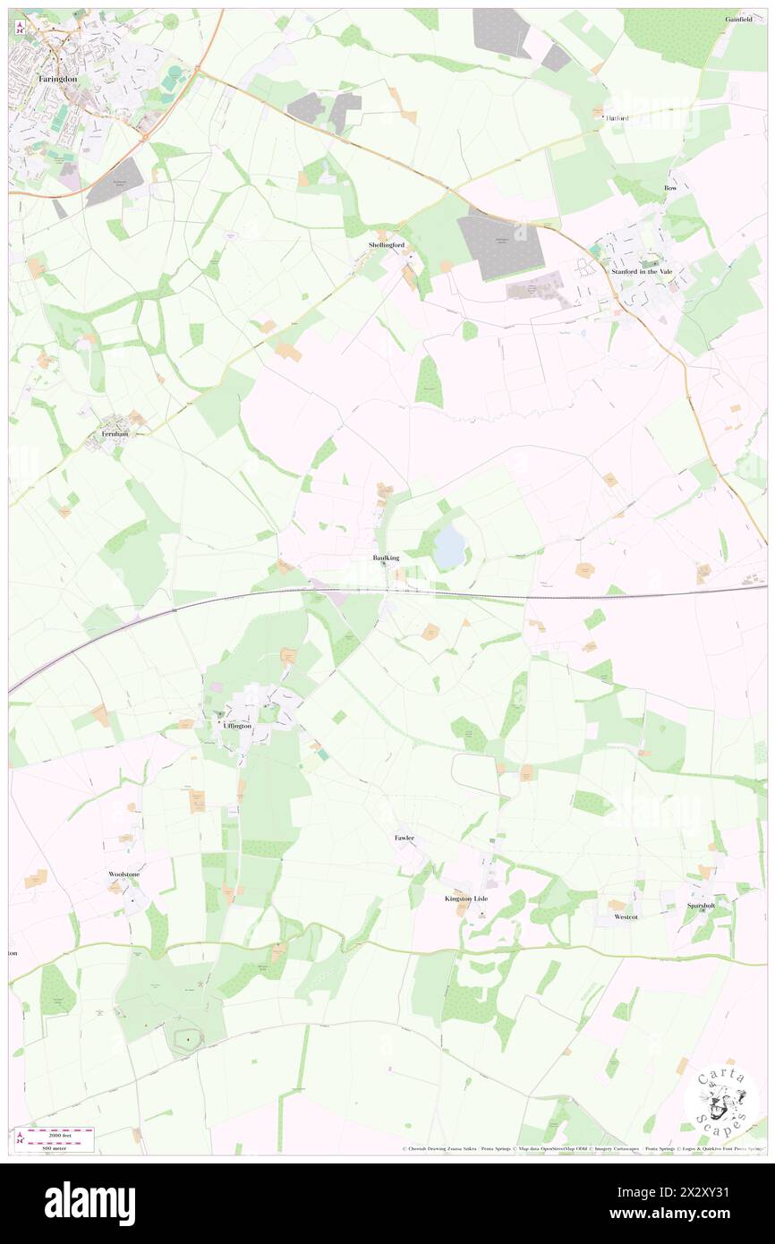 Baulking, Oxfordshire, GB, United Kingdom, England, N 51 36' 46'', S 1 ...
