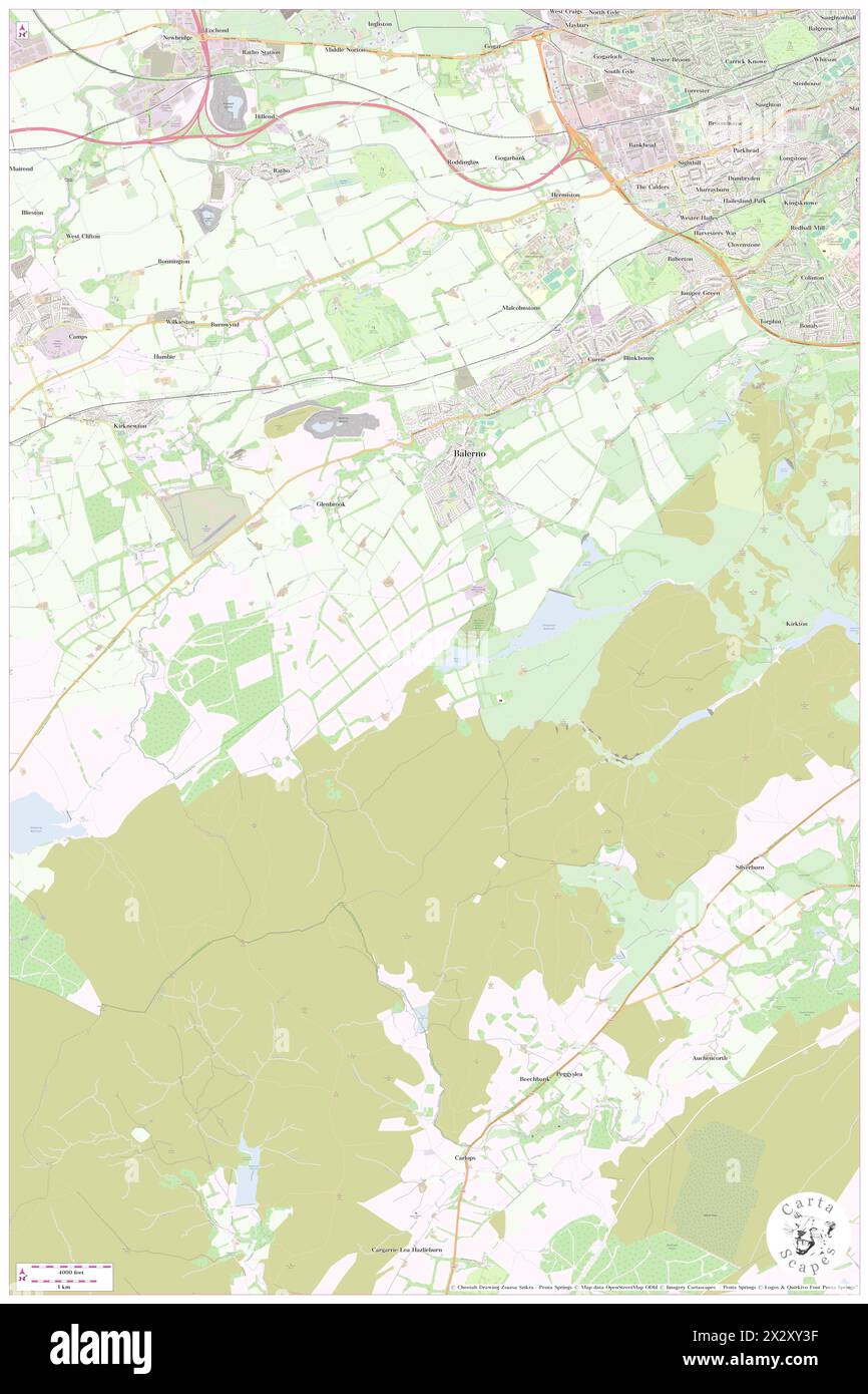 Vintage edinburgh maps hi-res stock photography and images - Alamy