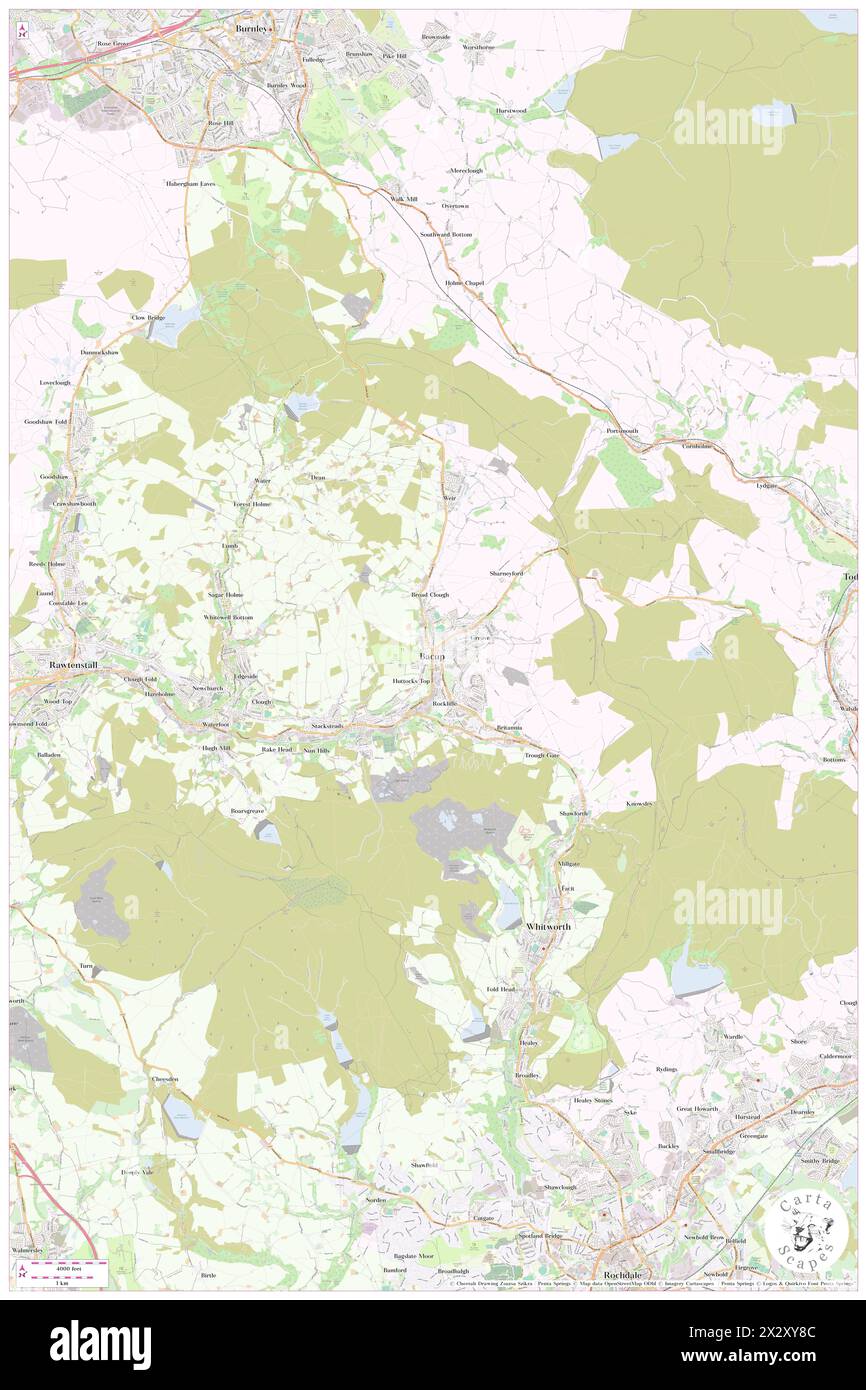 Bacup, Lancashire, GB, United Kingdom, England, N 53 42' 12'', S 2 12 ...