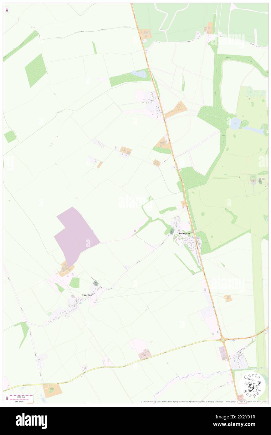 Arrington, Cambridgeshire, GB, United Kingdom, England, N 52 8' 6'', S ...