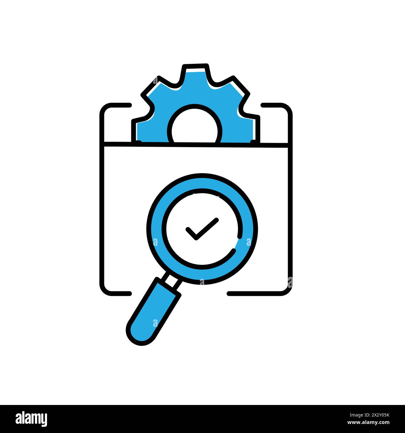 Ensuring Product Quality And Quality Assurance Vector Icon Design Stock ...